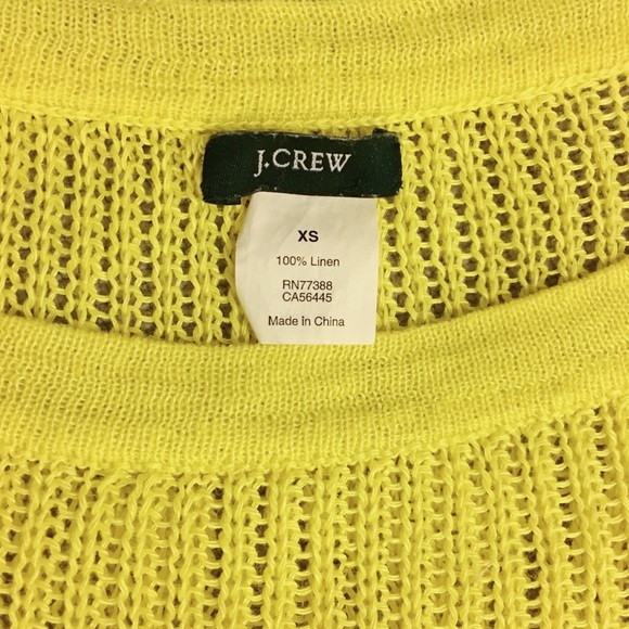 J. Crew | Tops | Jcrew Color Block Neon Yellow Tan Top | Poshmark
